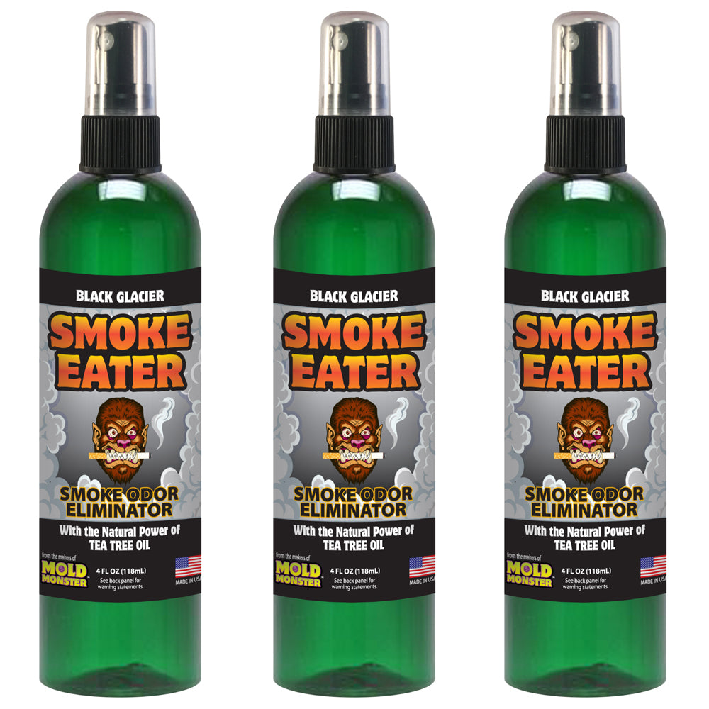 Smoke Eater, smoke odor remover, 4 oz. Black Glacier Scent - Mold Monster